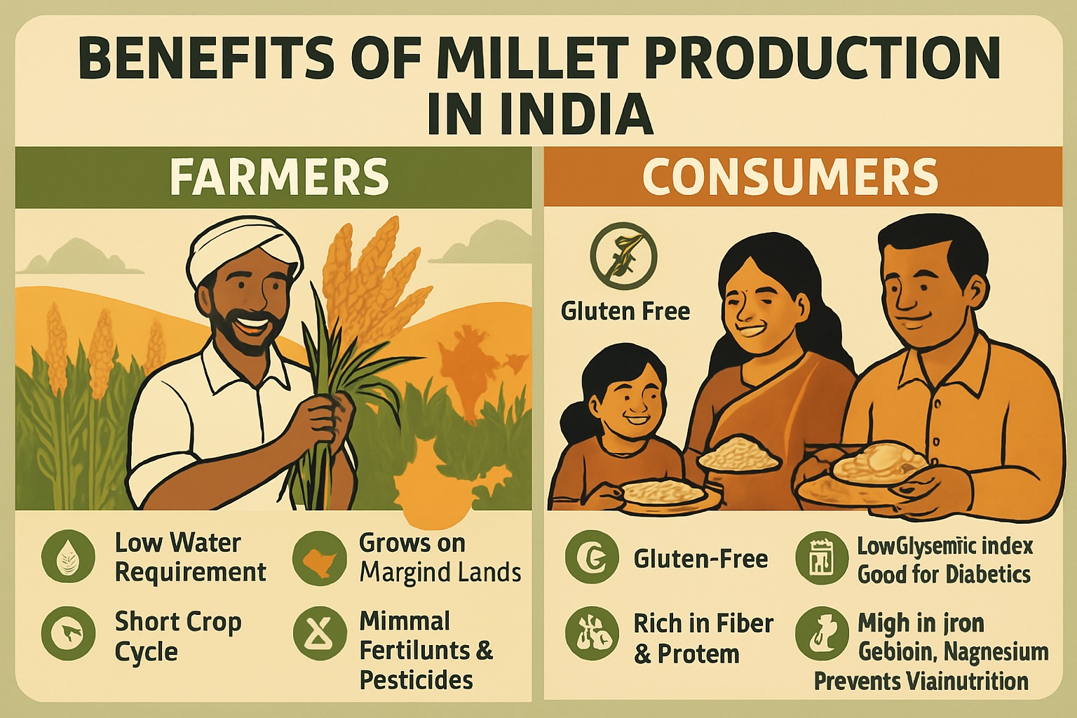 Millet Production in India : Types & Leading States - Licchavi Lyceum