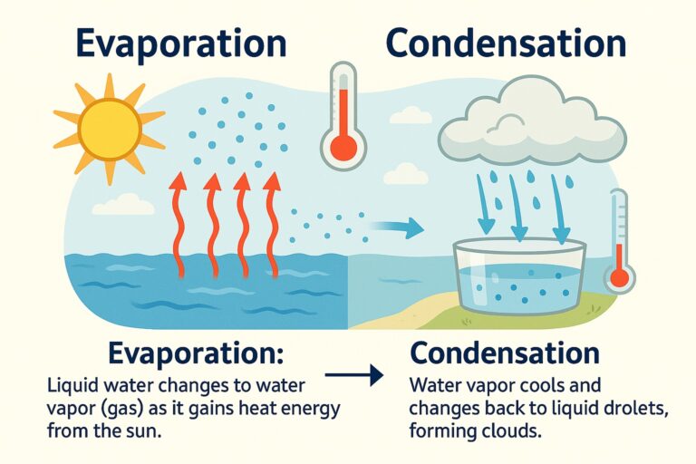 Evaporation and Condensation : Key Differences - Licchavi Lyceum