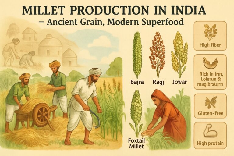 Millet Production in India : Types & Leading States - Licchavi Lyceum