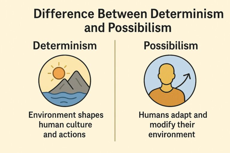 Difference Between Determinism and Possibilism - Licchavi Lyceum