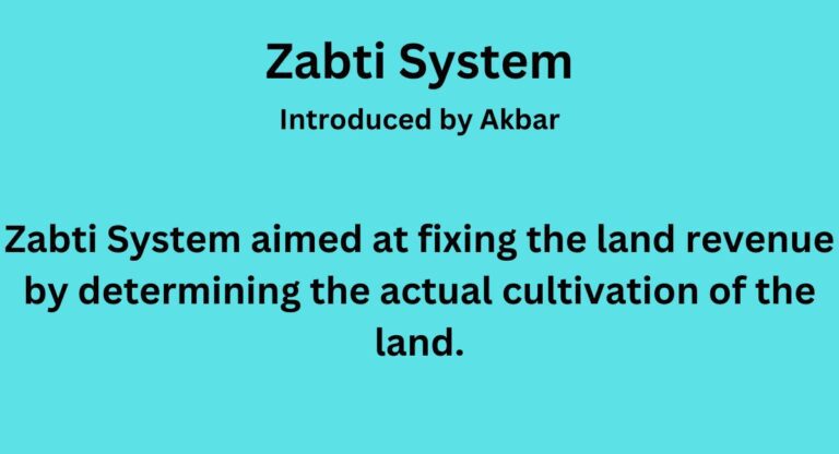 Zabti System - Licchavi Lyceum