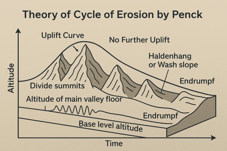 Theory of Cycle of Erosion by Penck - Licchavi Lyceum